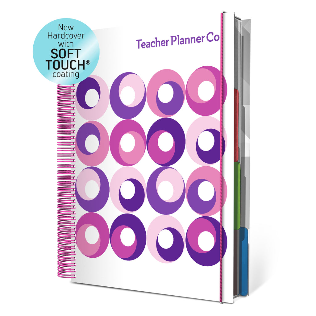 A4 ABACUS Pink Sky Teacher Planner 2025-26-SOLD OUT | TeacherPlanner Co Ltd